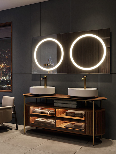 Bathroom furniture collection ECLIPSE GLASS | MOMA Design